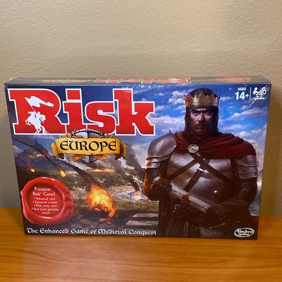 Hasbro | Games | New Risk Europe The Enhanced Game Of Medieval Conquest ...